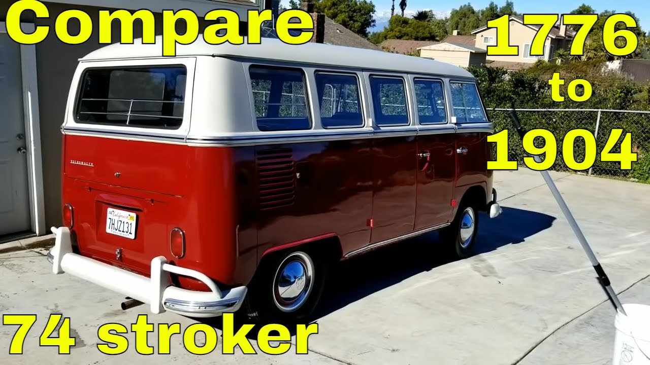 OMG WOW 74 stroker vw engine first drive. - YouTube