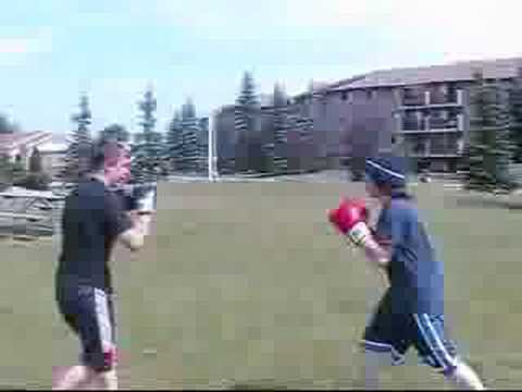 bully gets knocked out - YouTube