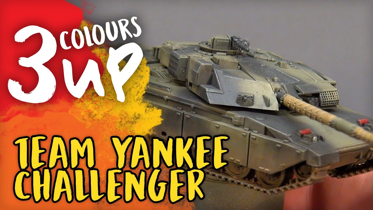 Challenger Tank Miniature Painting Tutorial | Team Yankee - YouTube