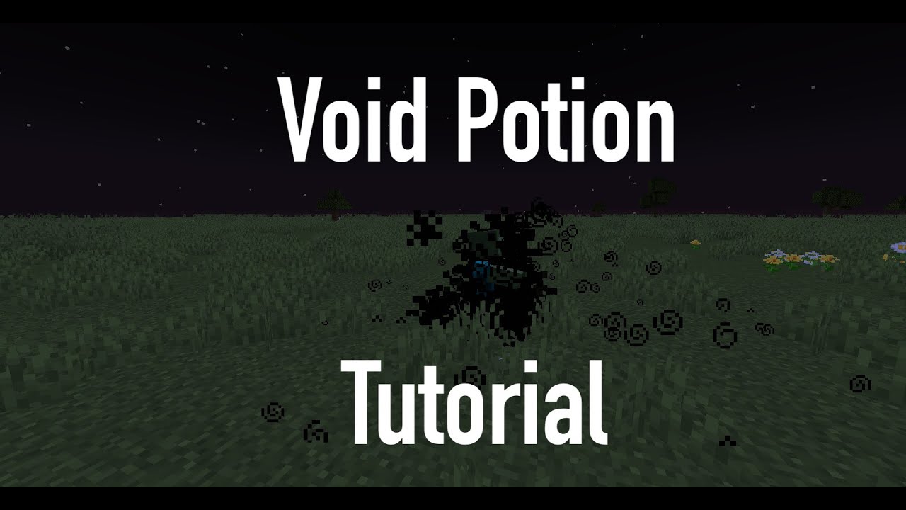 Minecraft Vanilla VOID POTION + Tutorial - YouTube