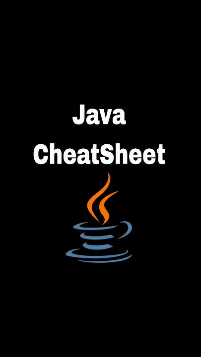 Java CheatSheet #shortsvideo#shortviral#trending#java#cheatsheets - YouTube