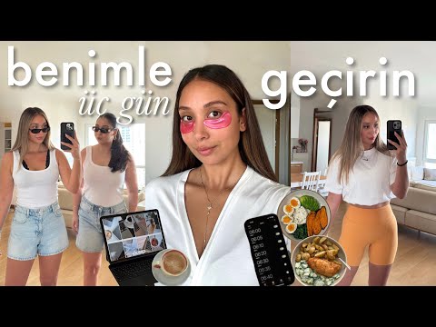 benimle üç gün | rutinlerim, kardeşle yaşamak, salata tarifi, yeni tırnaklar