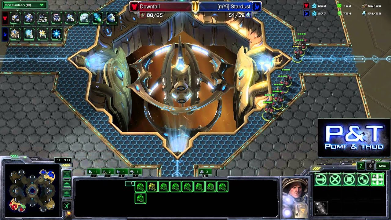 (HD771) Downfall vs Stardust - TvP - Heart of the Swarm [FR] - YouTube