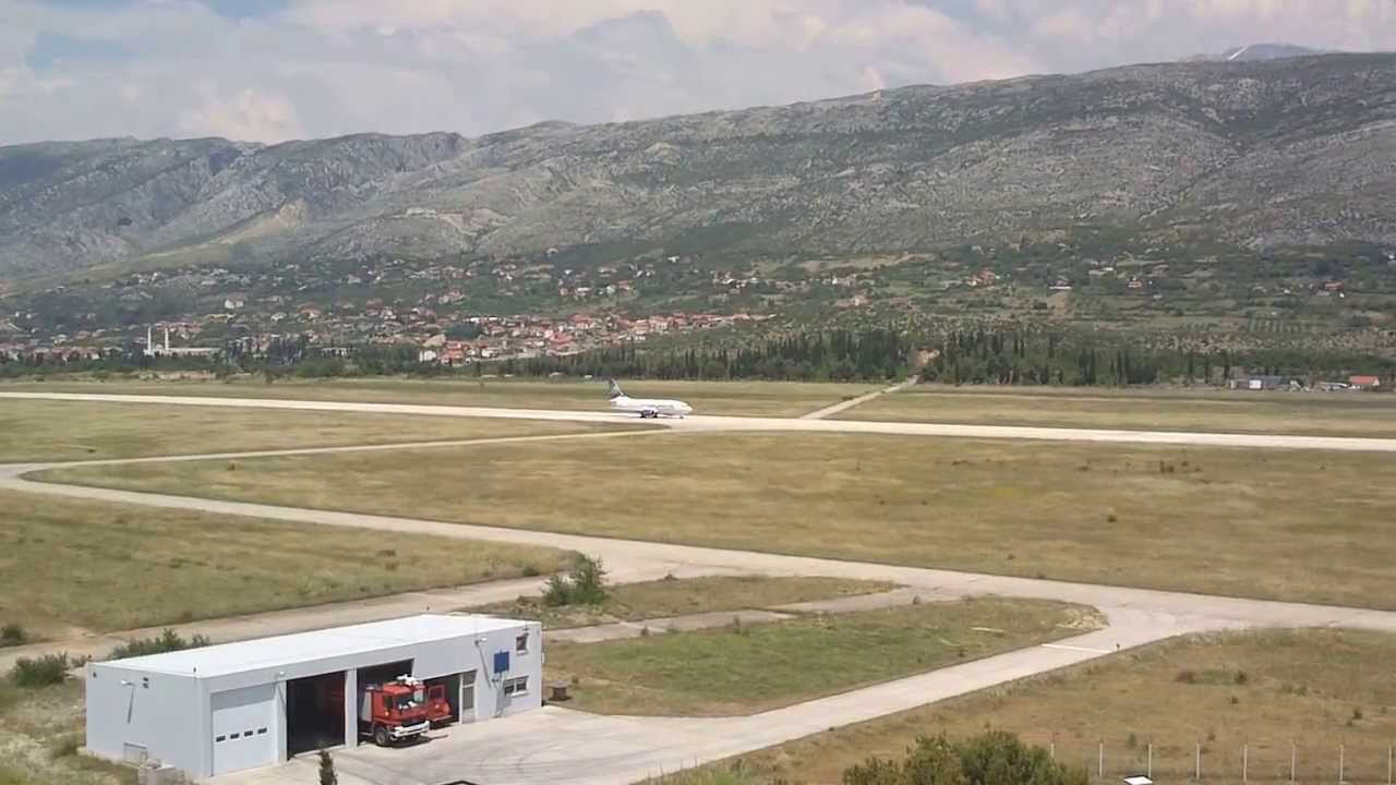 Mistral Air at Mostar International Airport LQMO - YouTube
