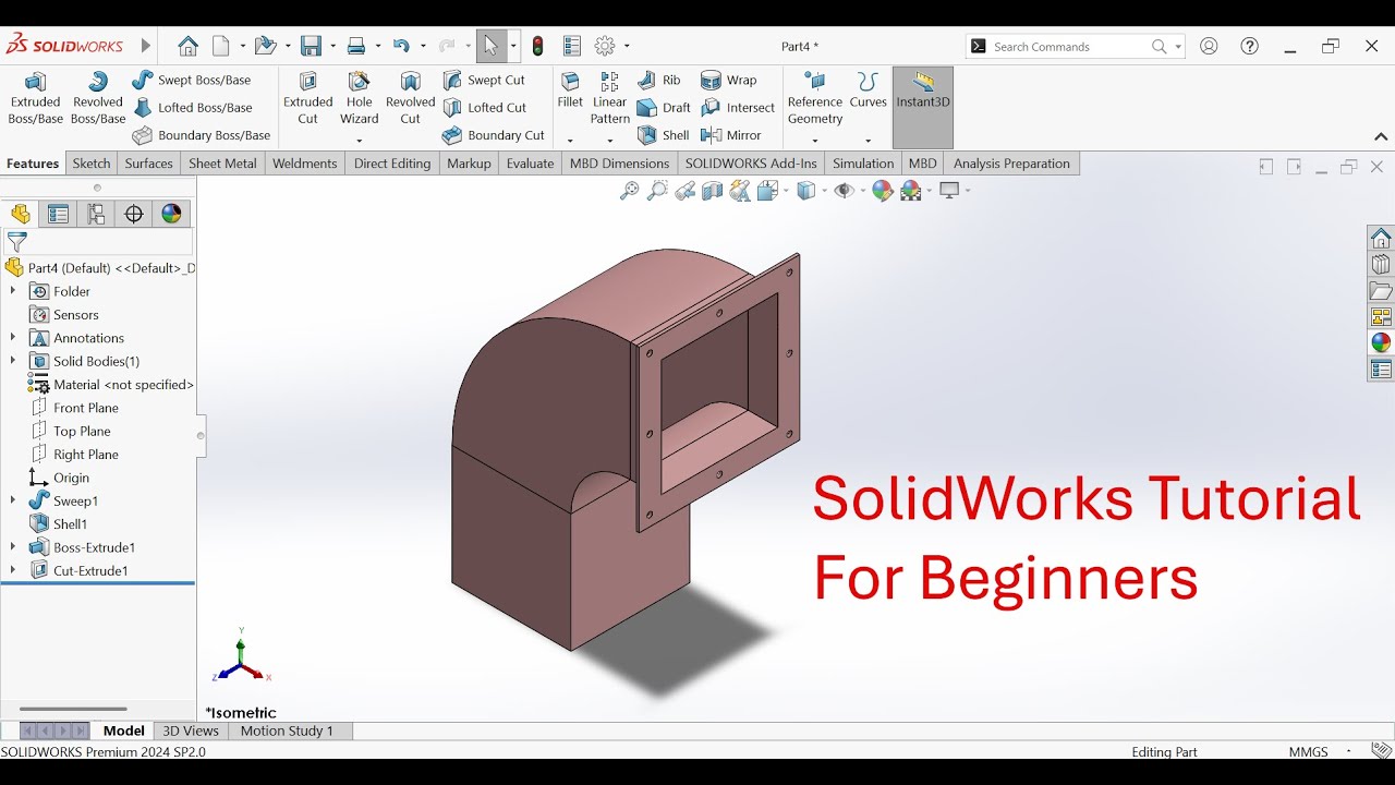 SolidWorks Tutorial for Mechanical Engineering | SolidWorks Tutorial ...