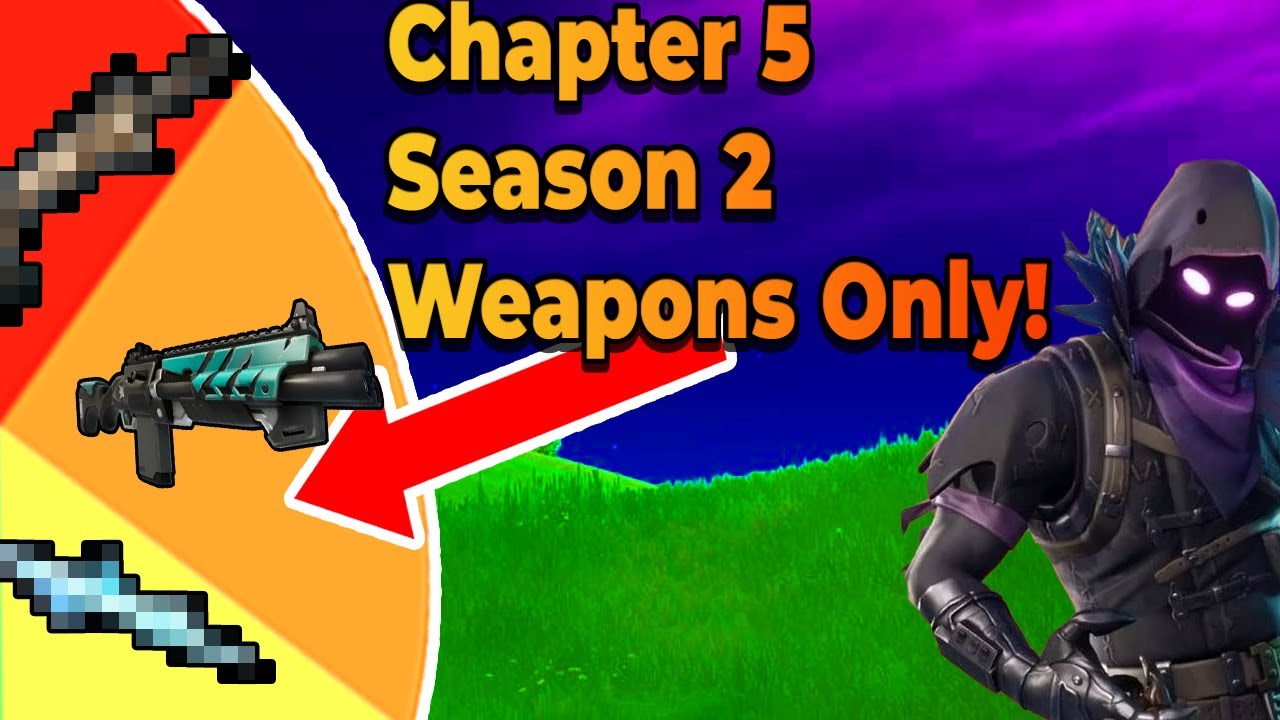 The Ultimate Chapter 5 Season 2 Wheel Weapons Only Video!! (EPIC) - YouTube