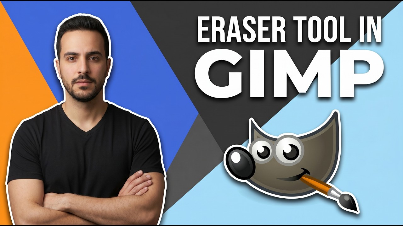 How To Use Eraser Tool In GIMP (Easy Guide) - YouTube