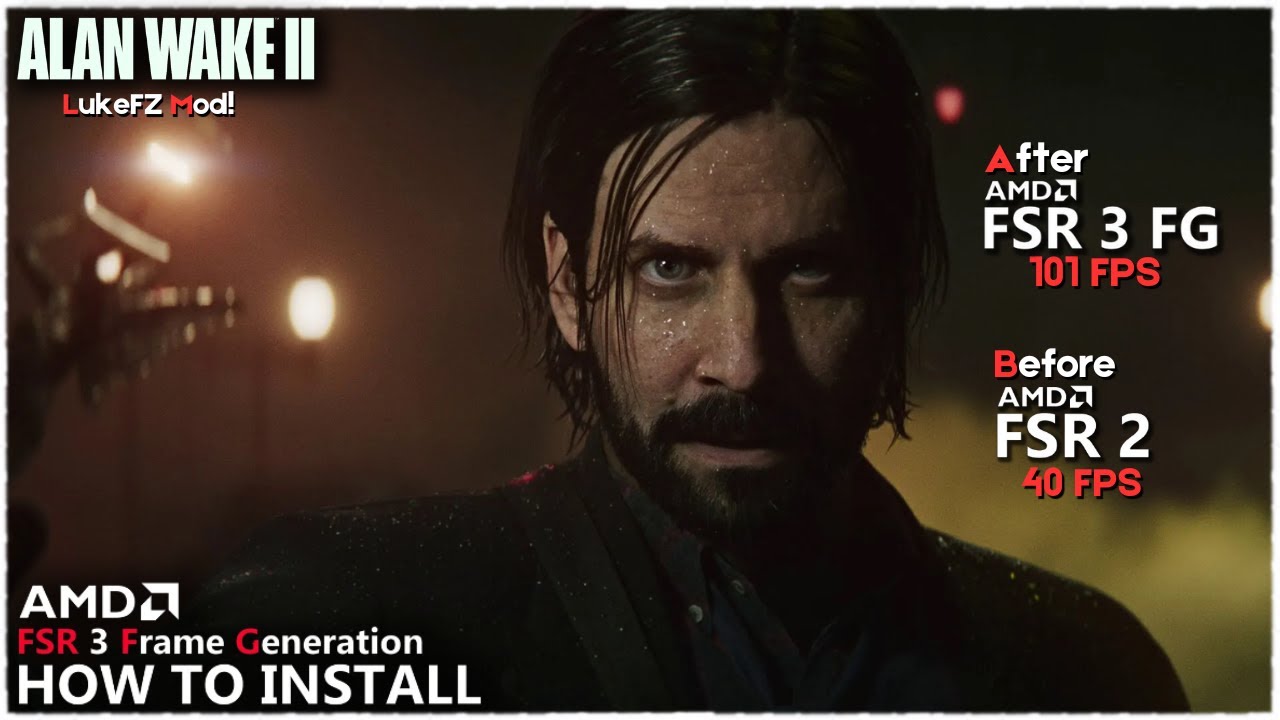 Alan Wake 2 – How to install AMD FSR 3 Frame Generation Mod | Ghosting ...