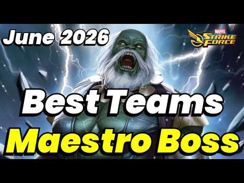 MAESTRO Boss SECRETS! BEST TEAMS to MAX Pts NOW! Battleworld | JUNE 2026 | MARVEL Strike Force
