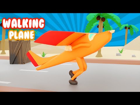 Walking Plane 😮✈️ GAMEPLAY (Android & iOS)