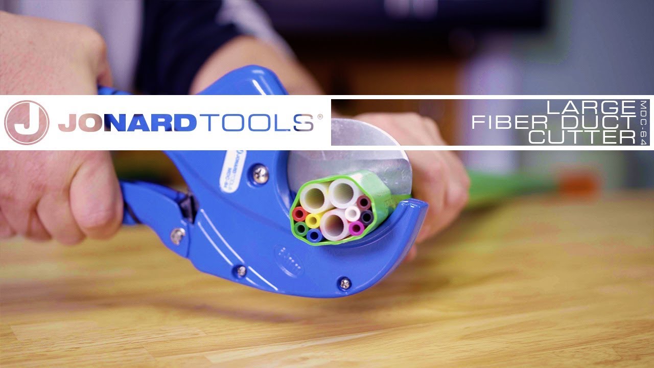 Jonard Tools MDC-64 Large Fiber Duct Cutter - YouTube