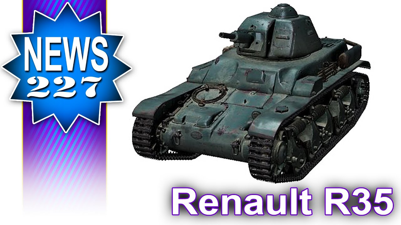 Renault R35 i FCM 36 - NEWS - World of tanks - YouTube