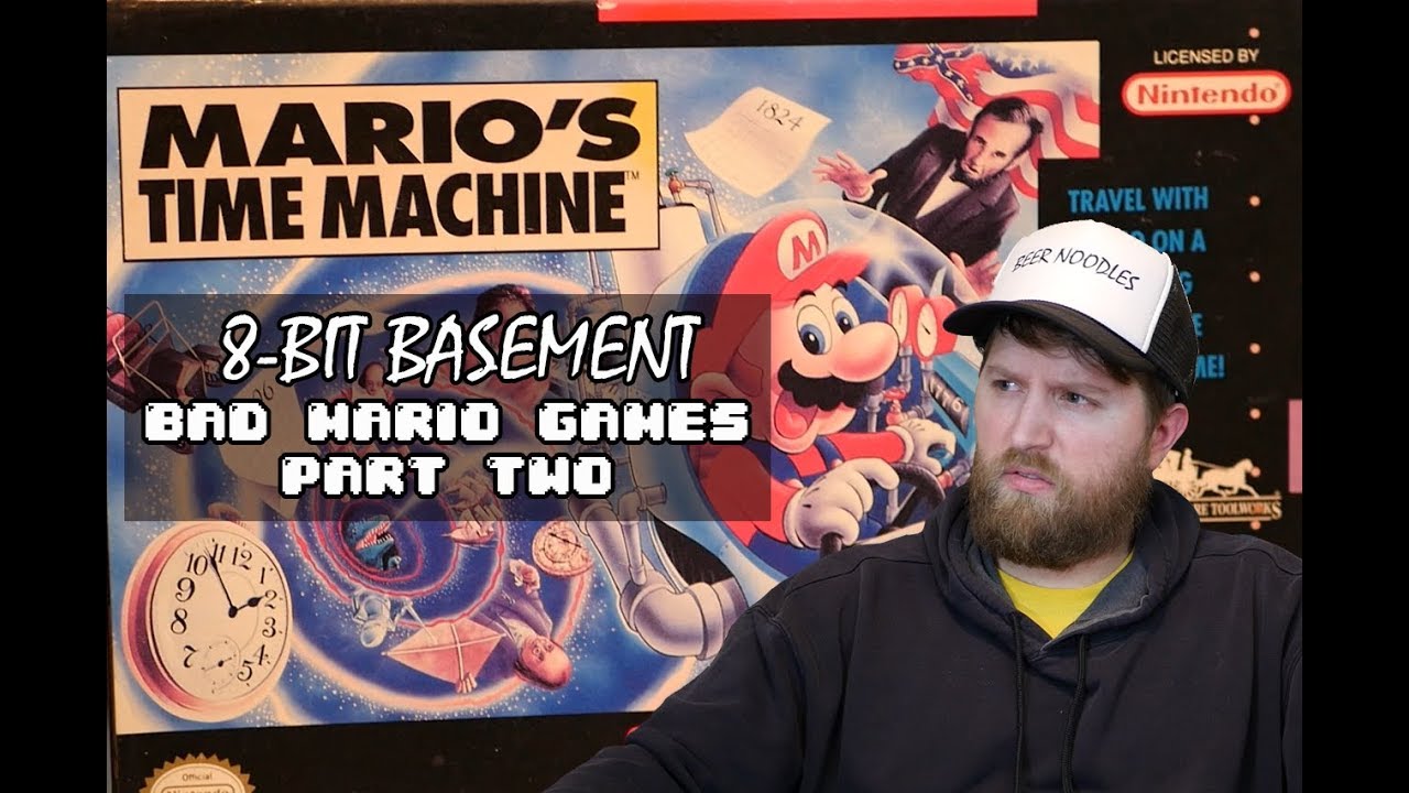 Mario's Time Machine (SNES) - Bad Mario Games Part 2 - 8-Bit Basement ...