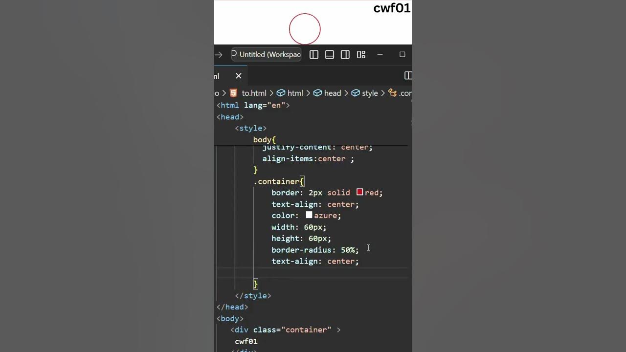 make a circle using css Join the Code with Faiz #viral #shorts #css - YouTube