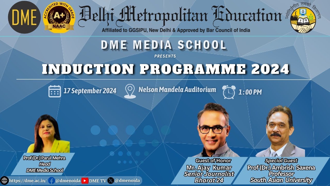 Induction Programme 2024 - YouTube