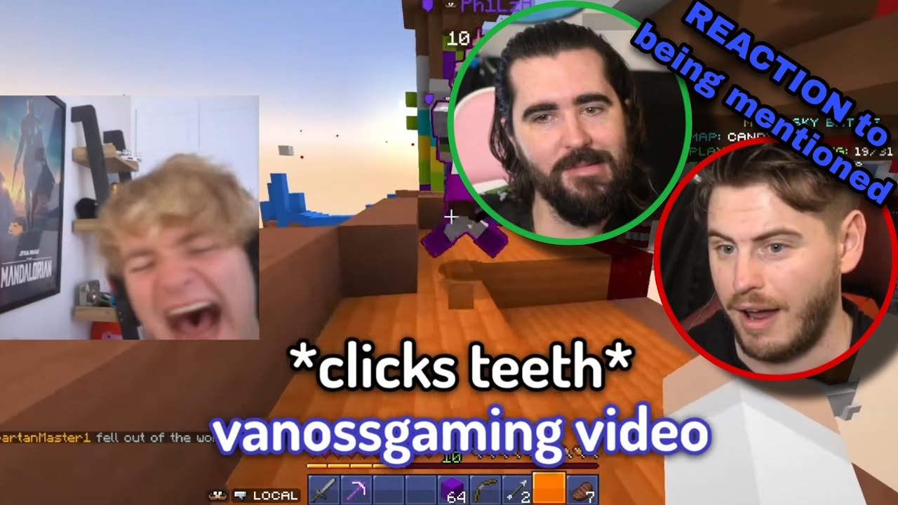 Nogla and Terroriser react to being mentioned in a TommyInnit video ...