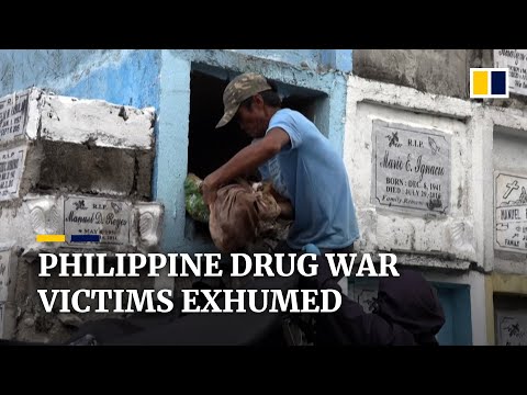 Philippine drug war victims forced out of graves as leases expire