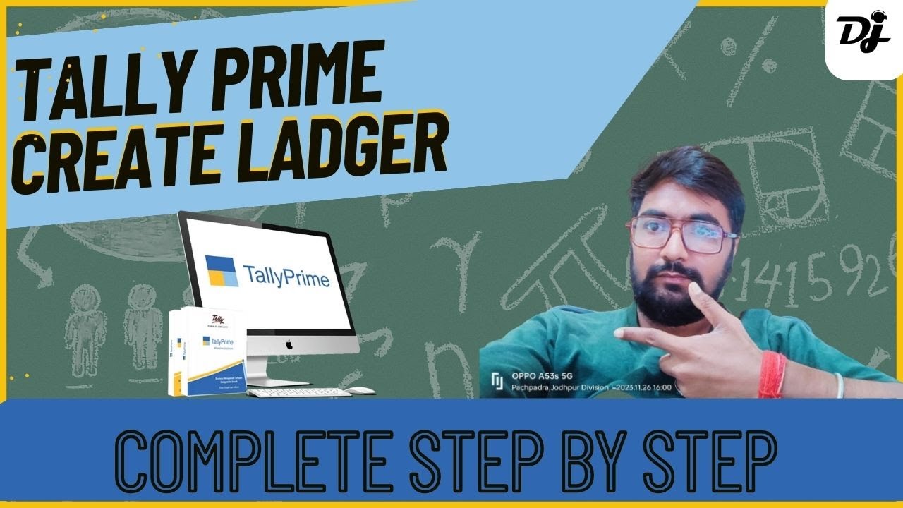 Tally Prime:- Creat a Ledger/ How To Creat a Ledger - YouTube