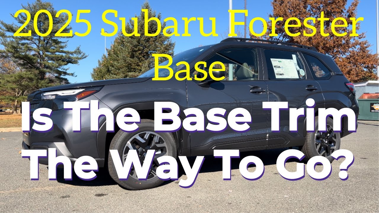 2025 Subaru Forester Base: The BEST Value SUV? - YouTube
