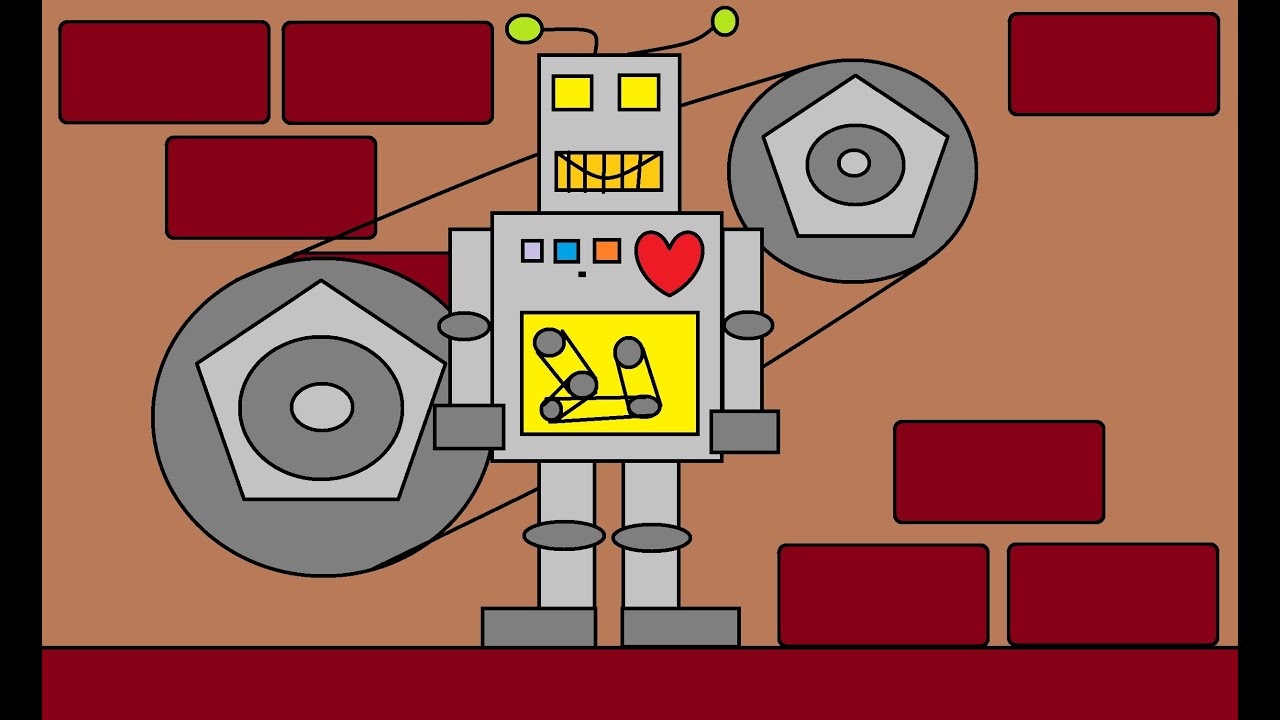 ROBOT, CANTA, PINTA Y COLOREA - YouTube
