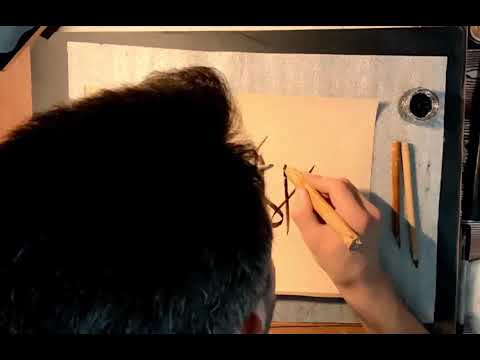 Hat sanatı “illâ edep illâ edep” @hattattunahan