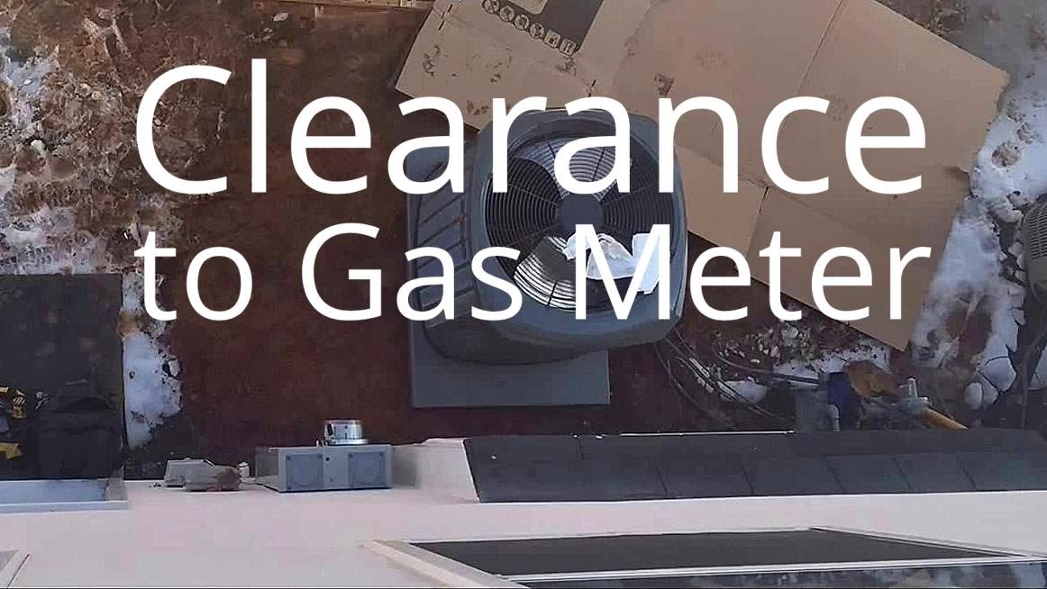 Gas Meter Clearances