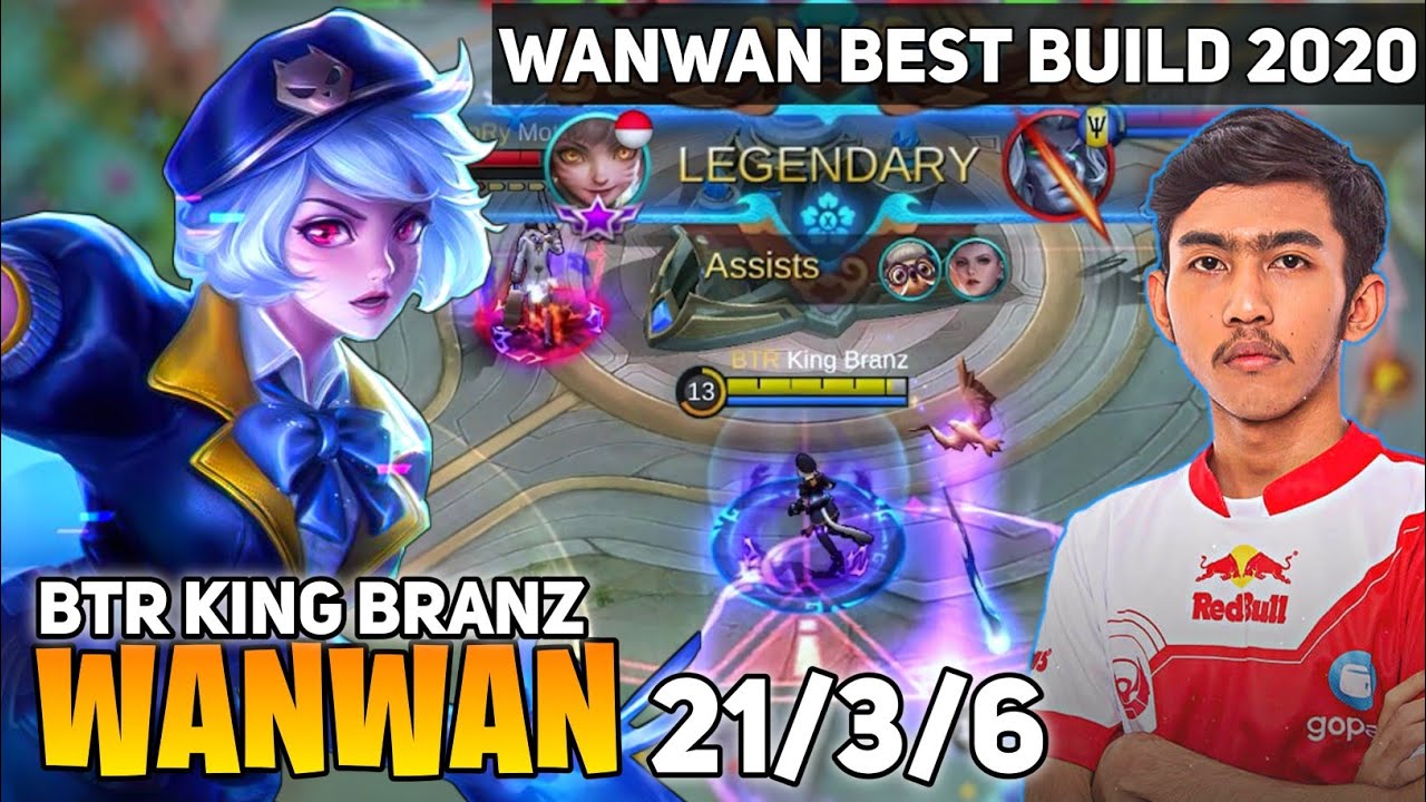 21 KILL! Wanwan Totaly Broken Full Damage Build | By King Branz ...