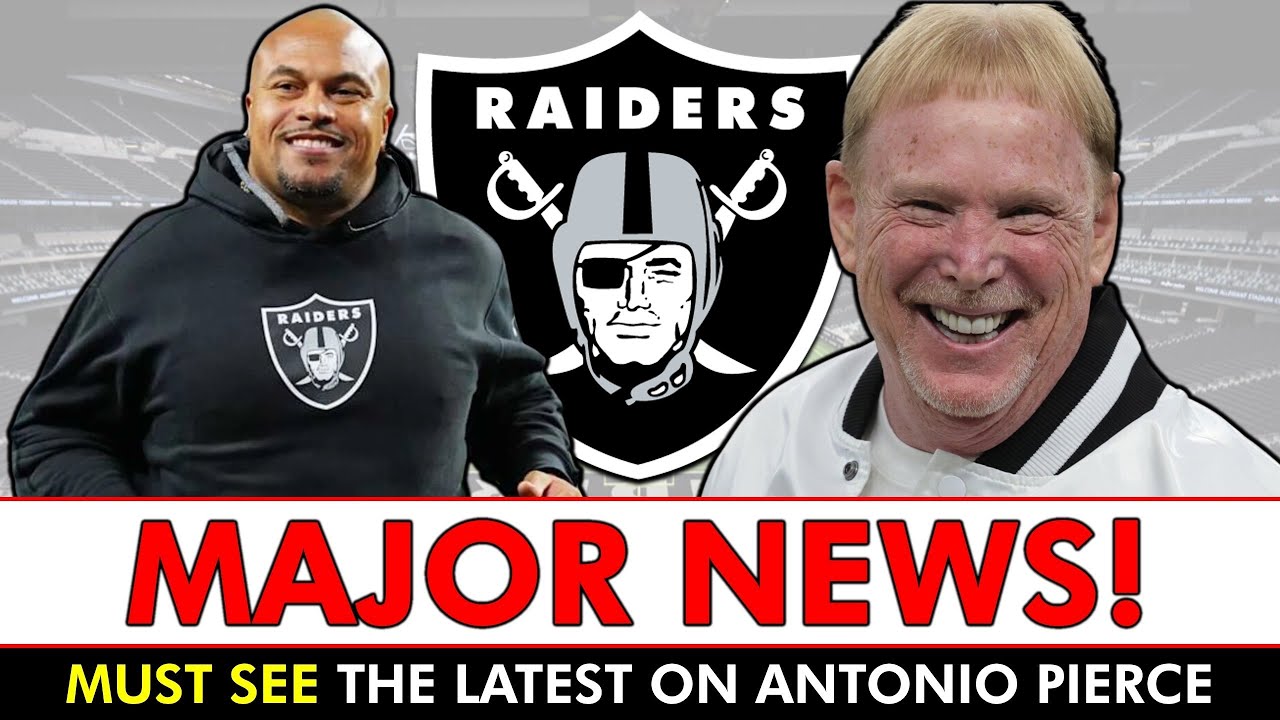 MAJOR Raiders News On Antonio Pierce & His Future As The Raiders Head ...