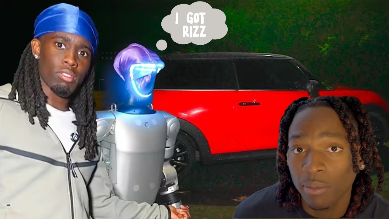 😱 ROBOT RIZZ GAME STRONG! 🤯 Kai Cenat's NEW $70,000 BOT! 🤯 #rizz #kai # ...