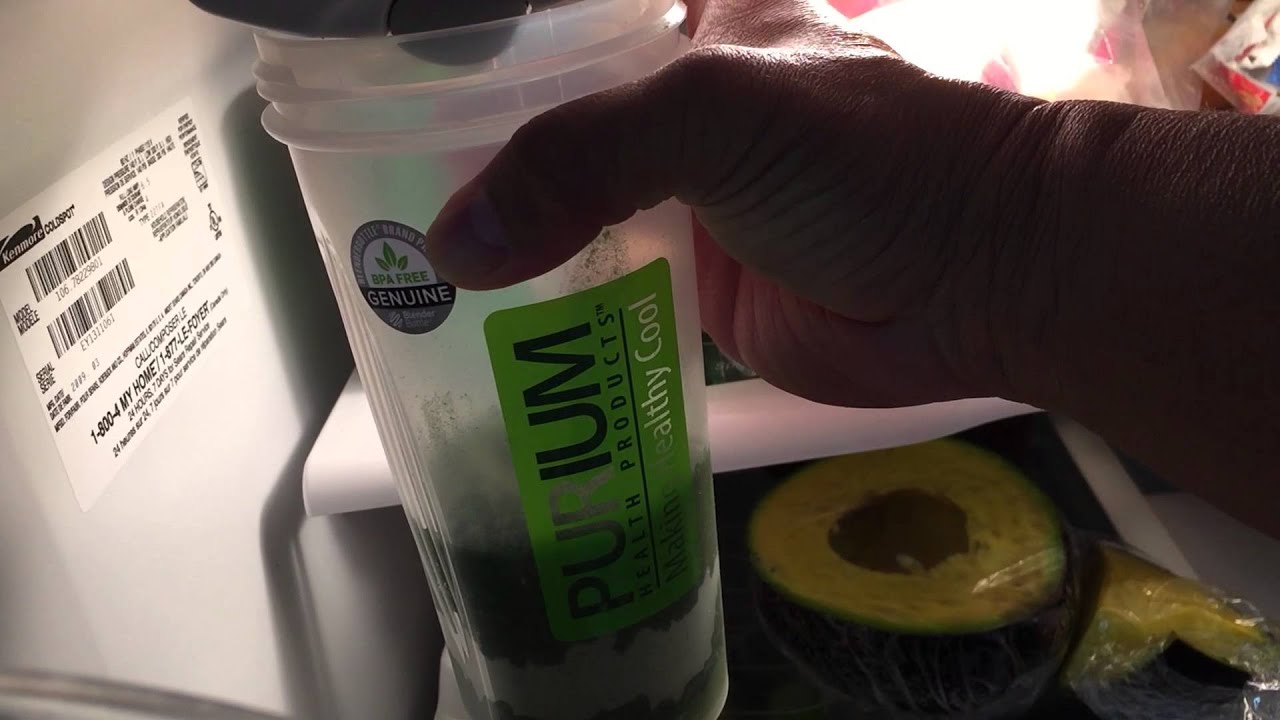 Purium. How to make ur Green Shake. My way! - YouTube