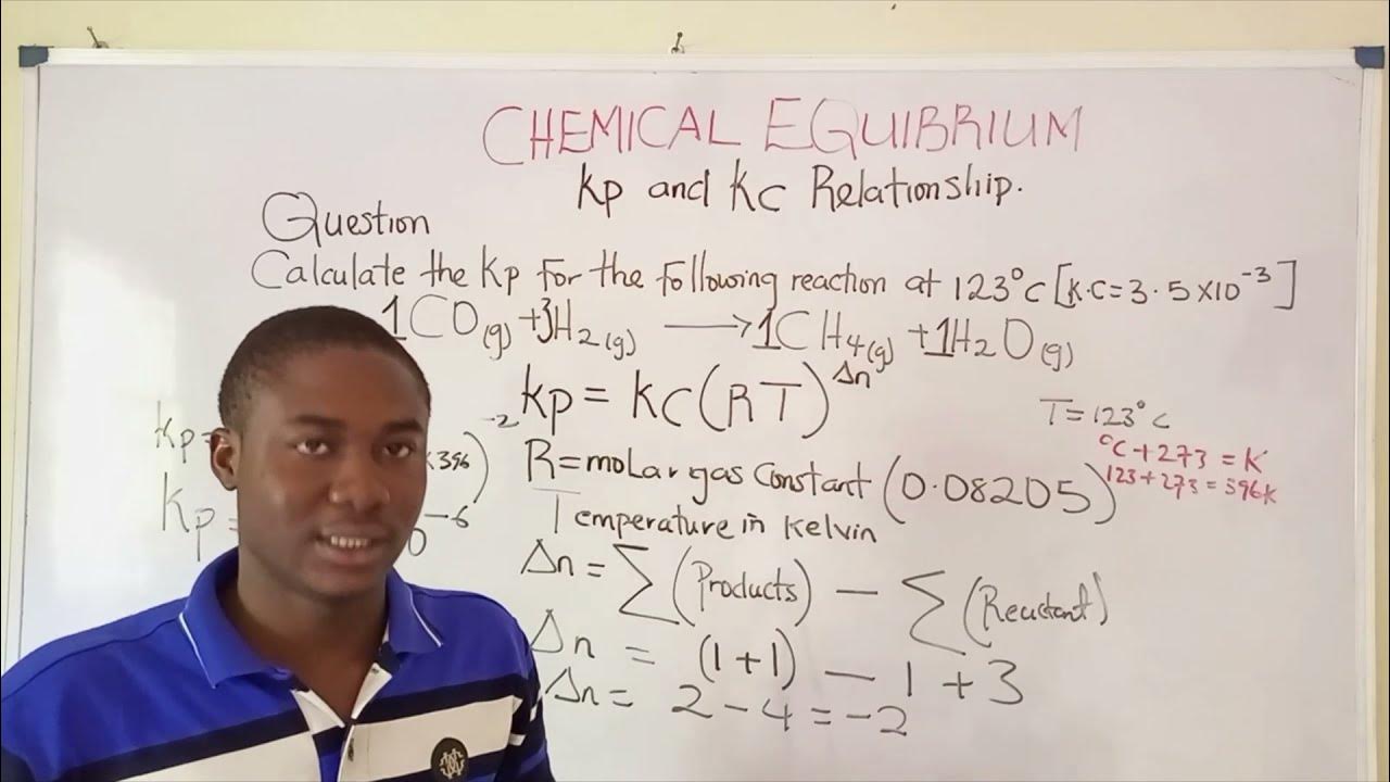 How To Calculate Kp From Kc - Chemical Equilibrium - YouTube