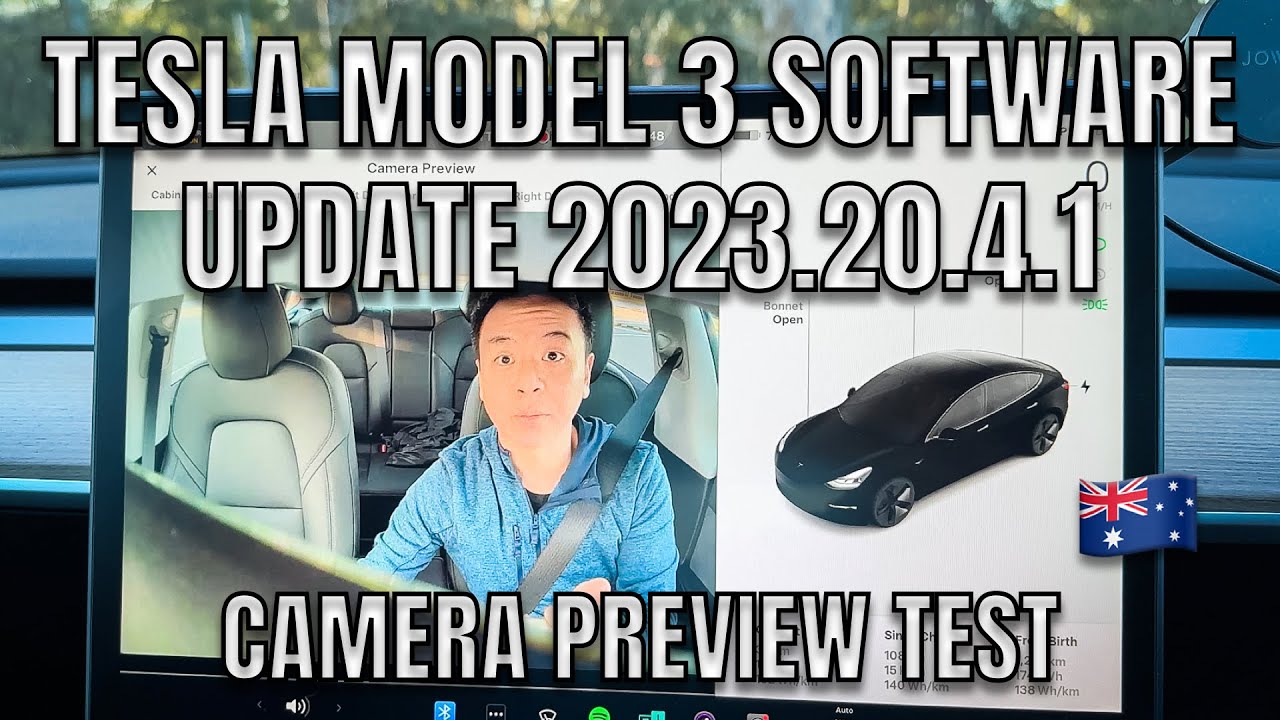 2023 Tesla Model 3 Software Update 2023.20.4.1 | Camera Preview Test ...