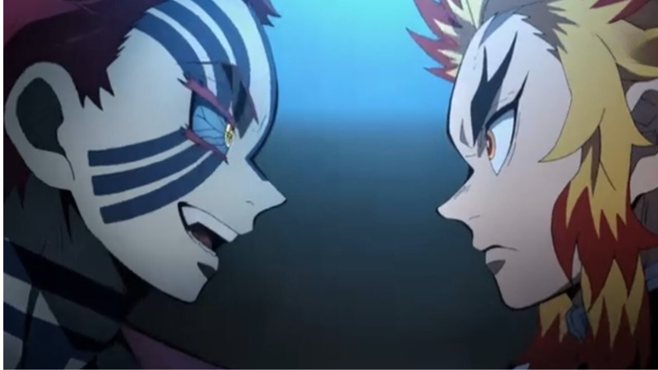 Akaza's VS Kyojuro (Fight Scene) - YouTube