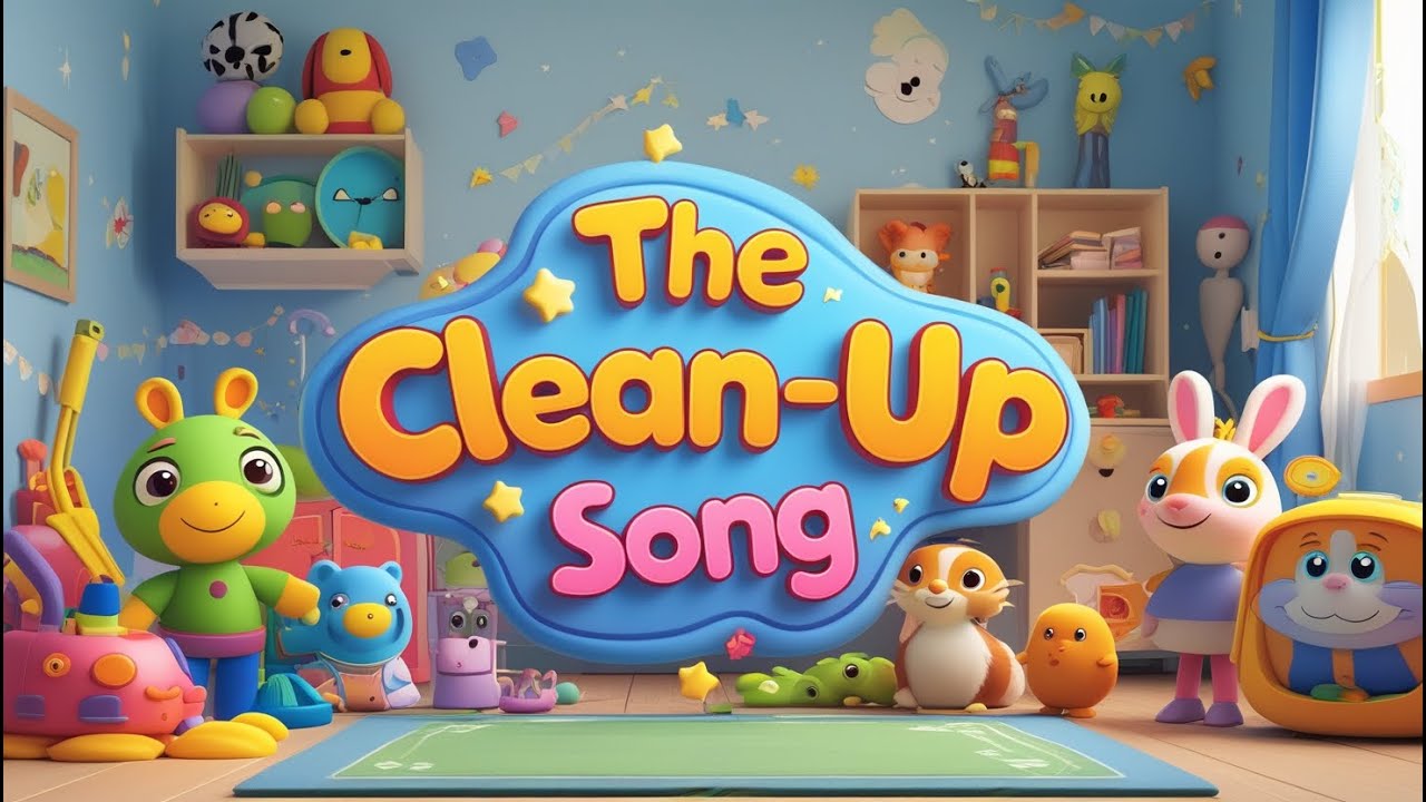 The Clean-Up Song | @Magic Moonlight Nursery Rhymes & Kids Songs - YouTube