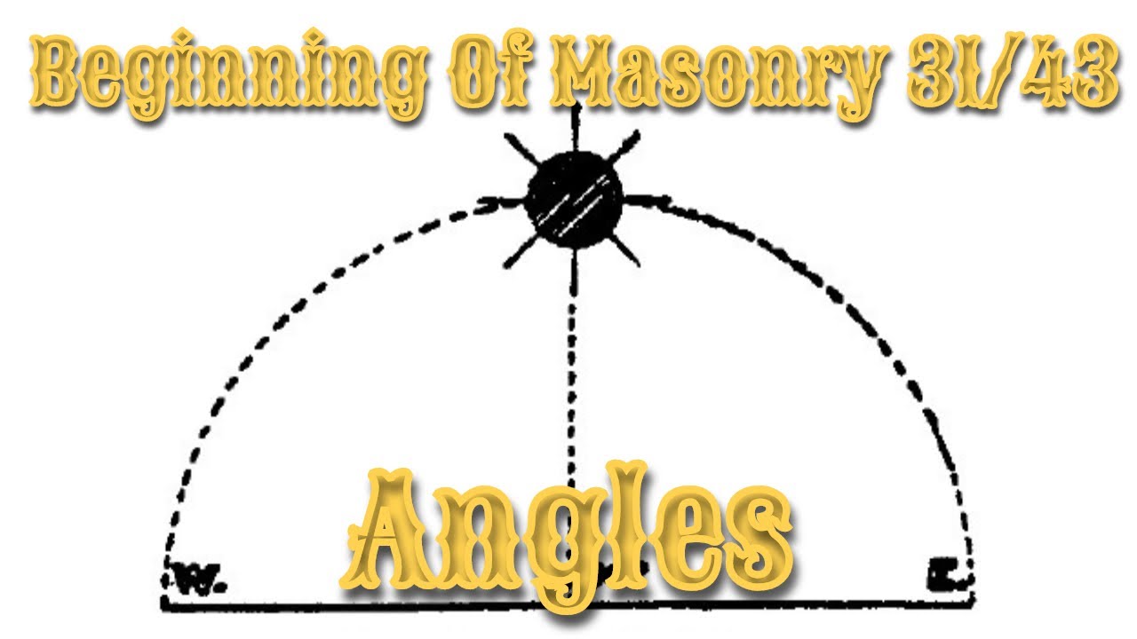 Angles: Beginning of Masonry 31/43 - YouTube