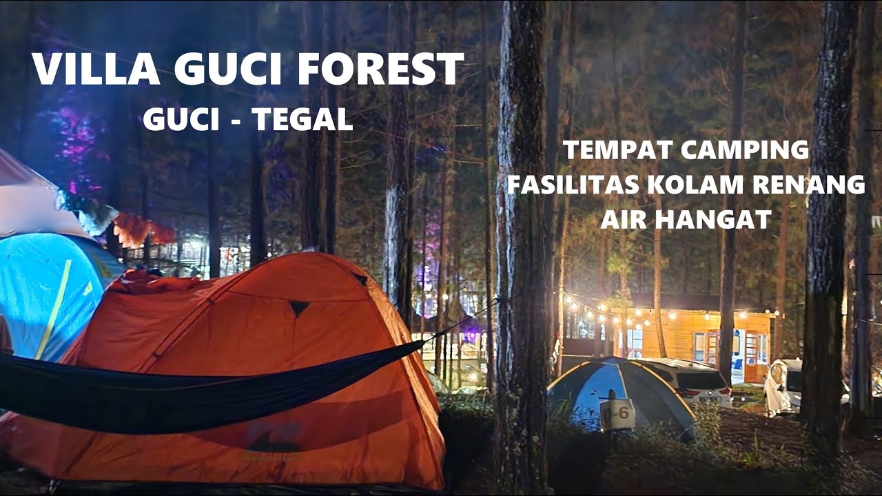 Camping di GUCI Forest dengan kolam renang AIR HANGAT alami dengan ...