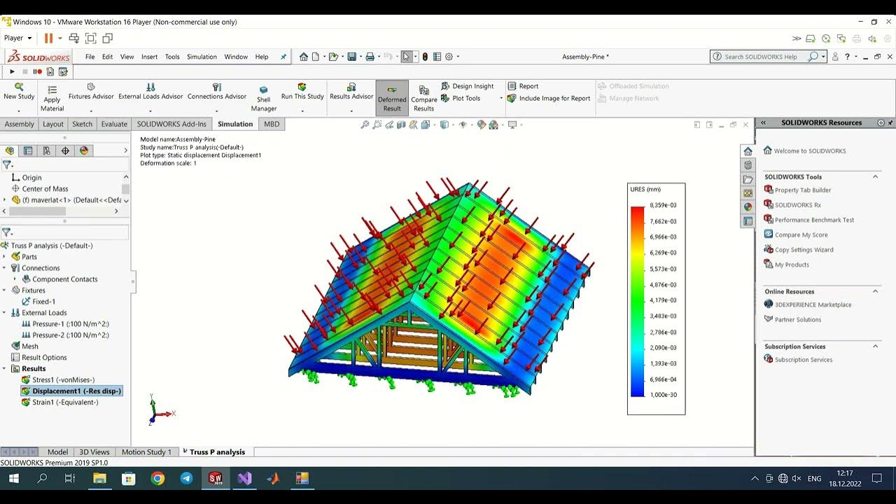 Solidworks Truss Simulation and C# automation process using Solidworks API - YouTube