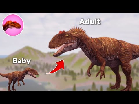 ALLOSAURUS From 0 to 100% | The Cursed Isle 