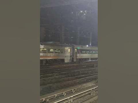 NJT Comet V Cab Car #6005 (Mixed Comet Set) Comes Out The Siding At NY Penn Station #shorts ...
