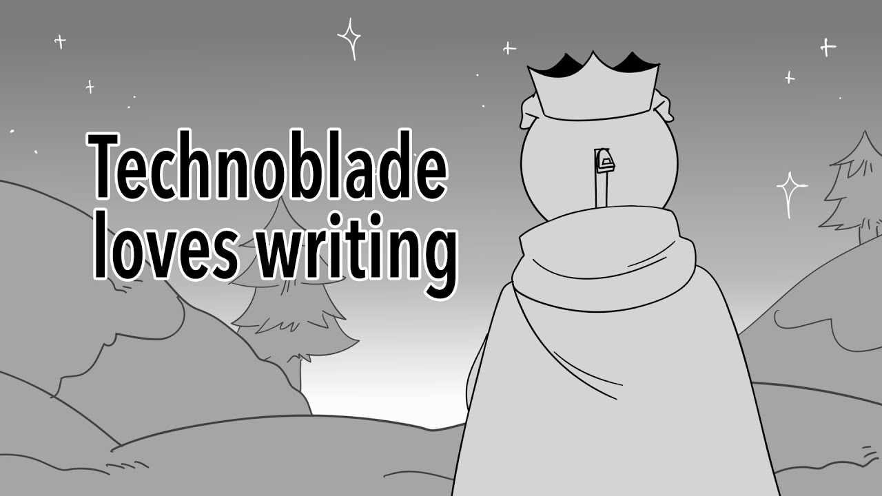 Technoblade loves writing | Animatic - YouTube