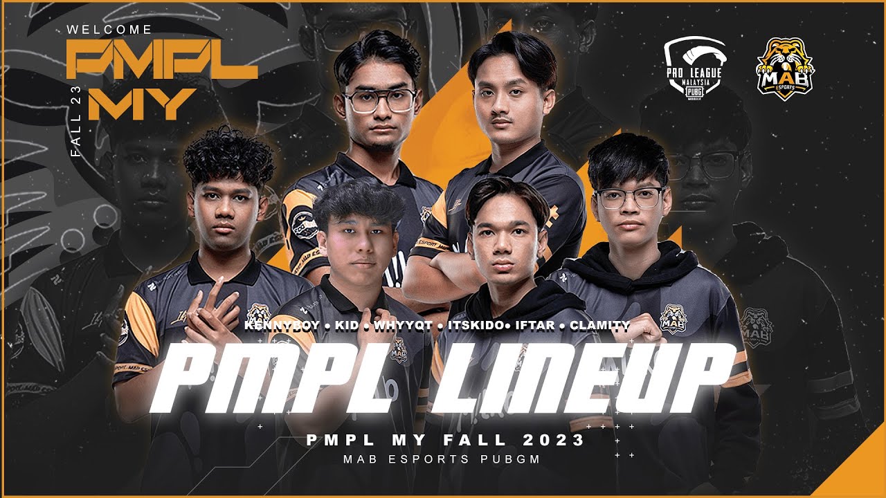 MAB ESPORTS LINEUP REVEAL - PMPL MY SEASON 8 - YouTube