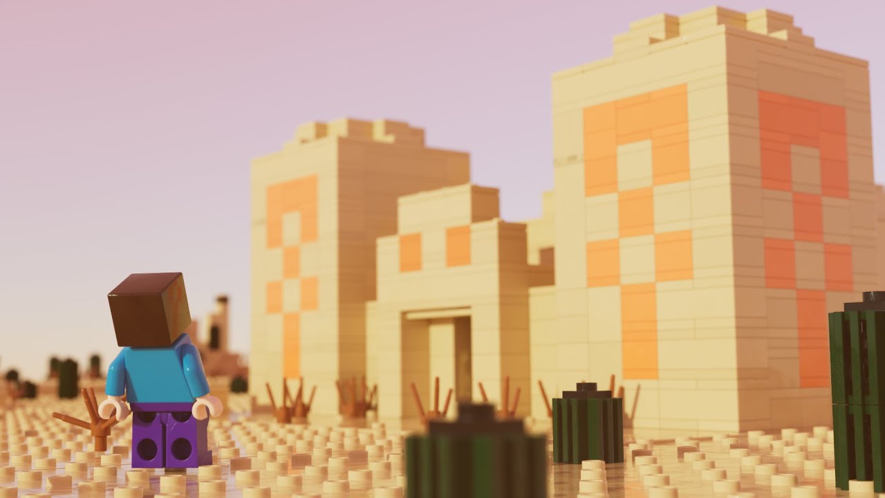 Desert Pyramid - Lego Minecraft Animation - YouTube