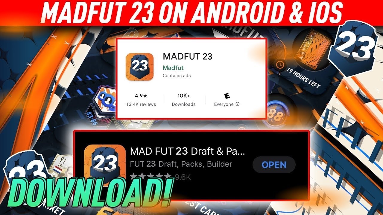 MADFUT 23 Auf Handy Installieren | MADFUT 23 für Android Herunterladen ...