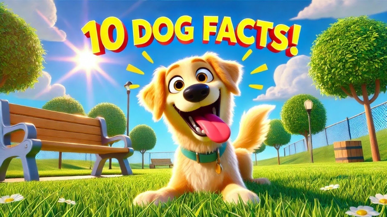10 Fun Facts About Dogs for Kids | Educational Animal Videos for Kids ...