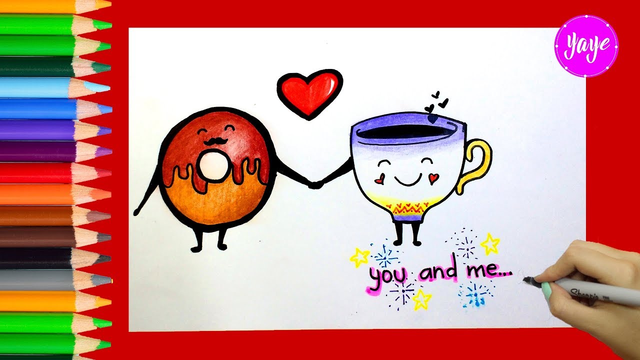 IDEAS PARA DIBUJAR TARJETAS DE SAN VALENTÍN-How to draw cards for ...