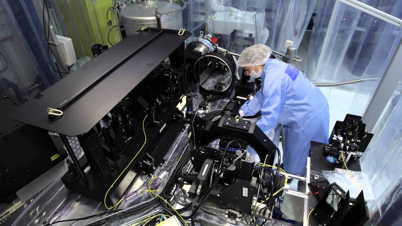 The SPHERE instrument during installation on the VLT - YouTube