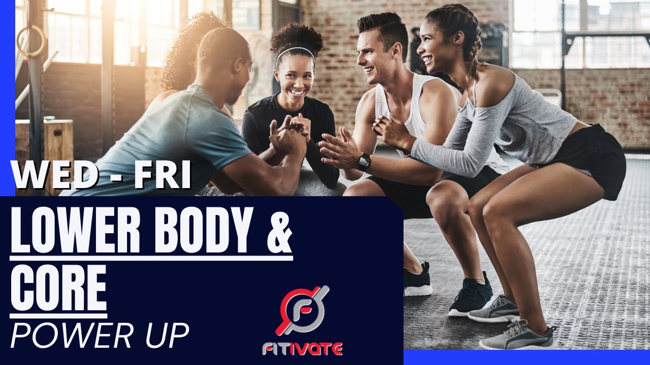 Lower Body & Core Workout (12 MINS, NO GYM) - Wed to Fri Routine - YouTube