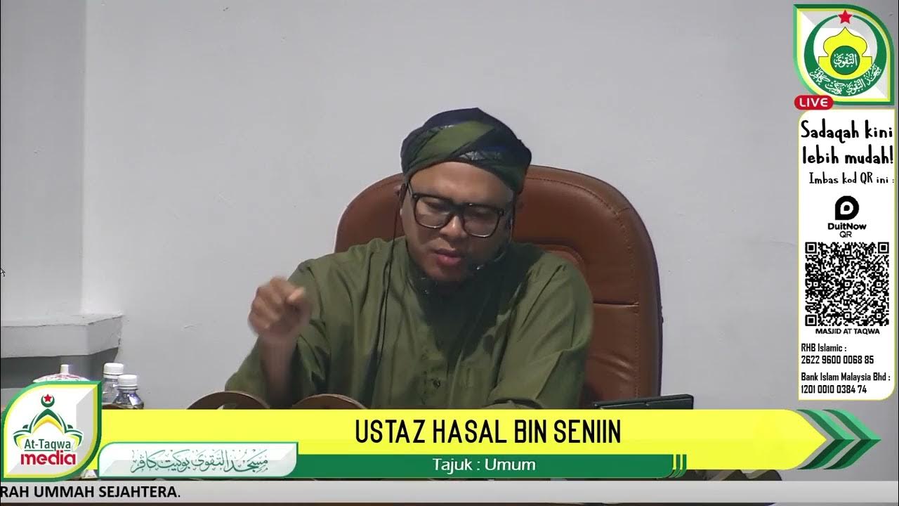 Ustaz Hasal Bin Senin - YouTube