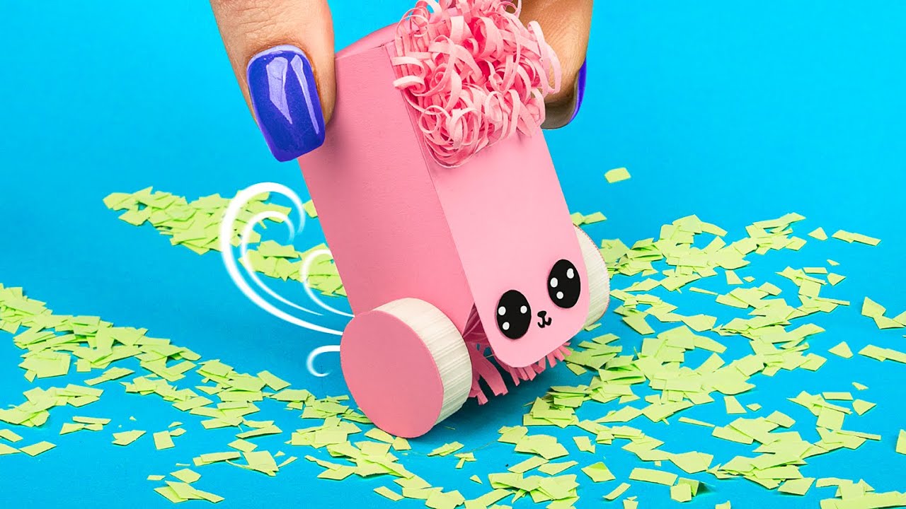 Vacuum Cleaner Paper Craft - YouTube