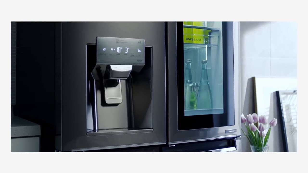 LG InstaView Door-in-Door Refrigerator - YouTube